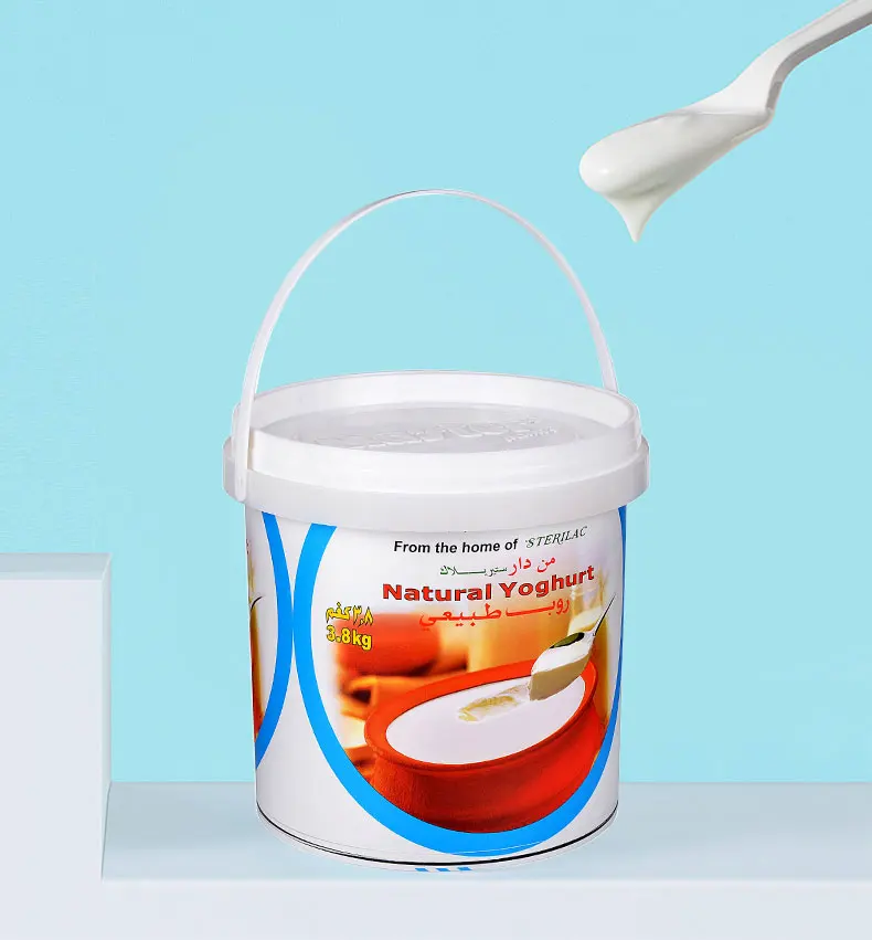IML 1 Litre Plastic Yogurt Cup with Lid and Handle - Custom Food ...