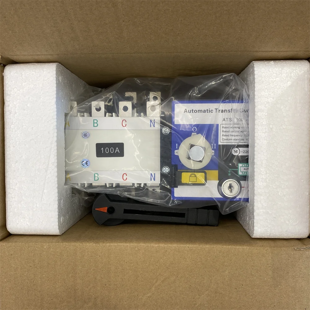 Smart Ats 220v4p 63a Single Phase Dual Power Automatic Transfer Pv ...