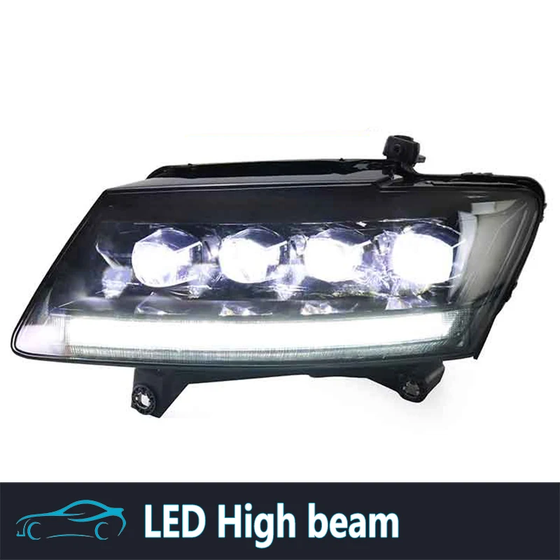 Car Lights for Audi Q5 Q5L LED Headlight 2008-2018 Head Lamp Drl LED Lens Automotive Blue Start ...