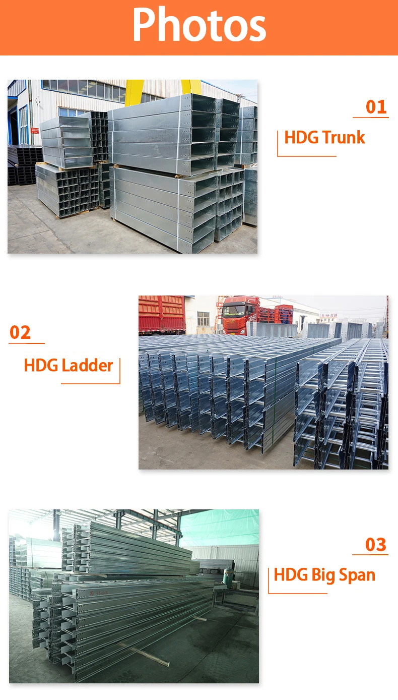 Perforated Steel Cable Tray Standard Sizes Aluminum Cable Tray Cable ...