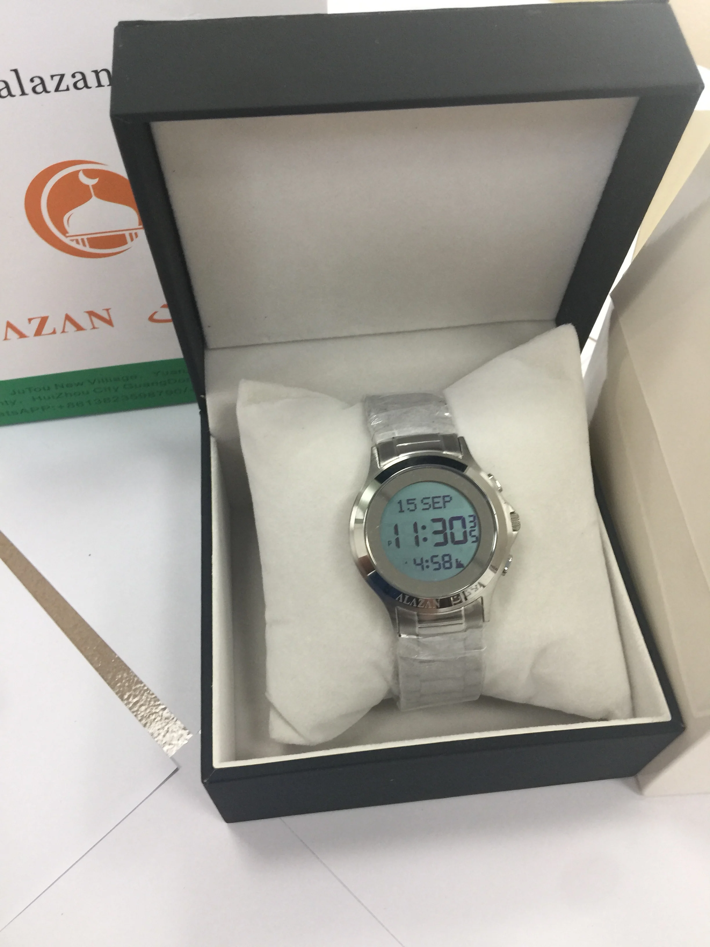Wholesale Muslim Prayer Azan Wrist Watch With Qibla Compass Automatic ...