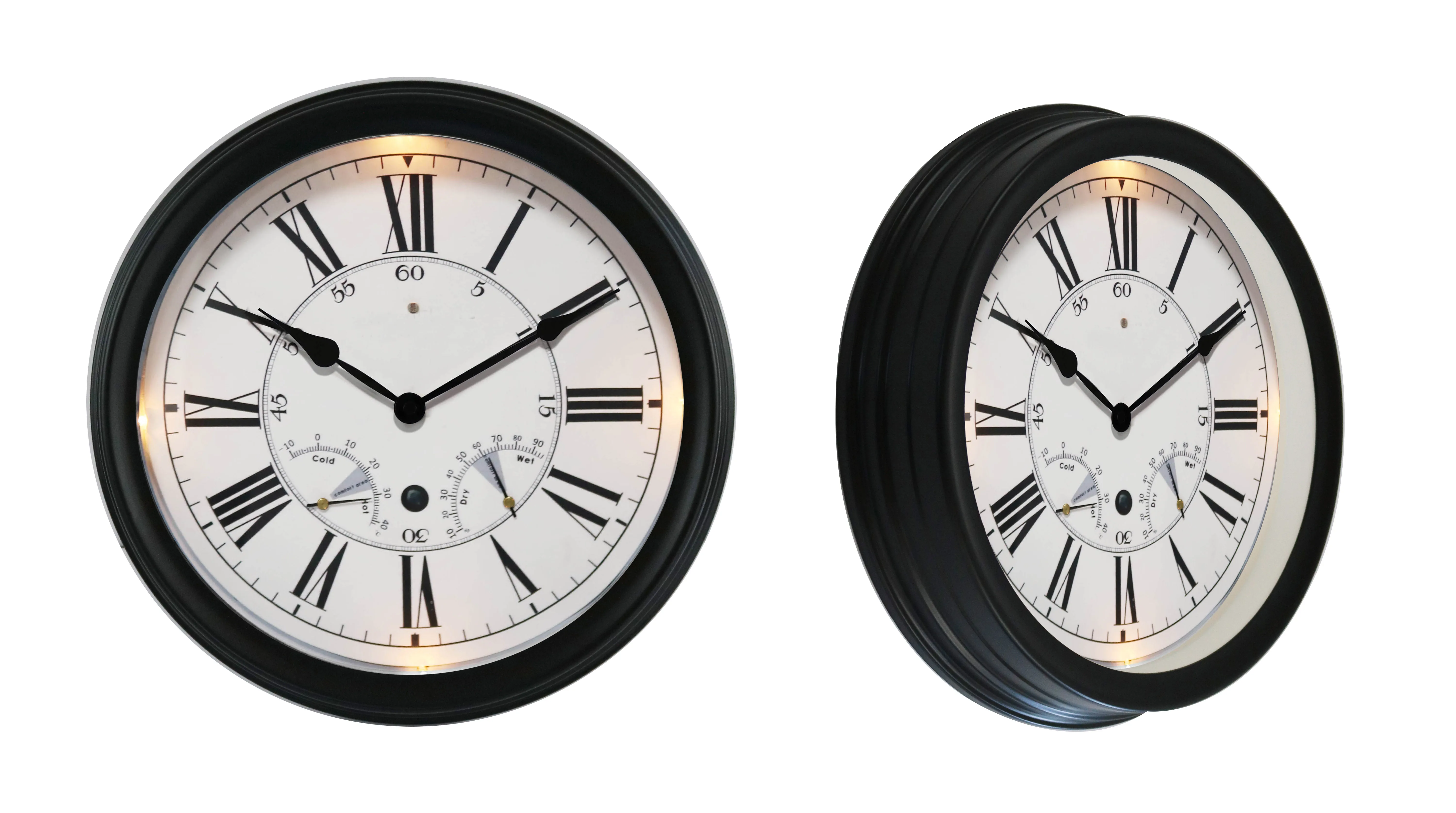 Home Decor Modern Design Outdoor Clock Plastic Wall Clock Led Digital ...