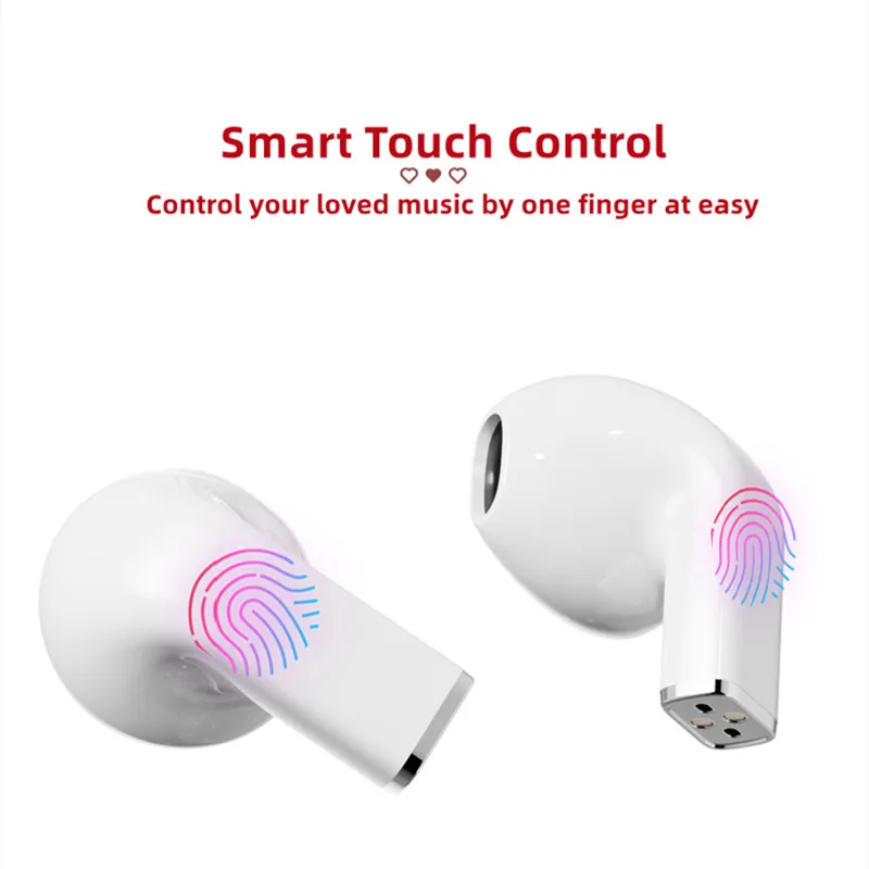 New Innovation 2 In 1 Rotation Mini Heart Shaped Wireless Earbuds ...