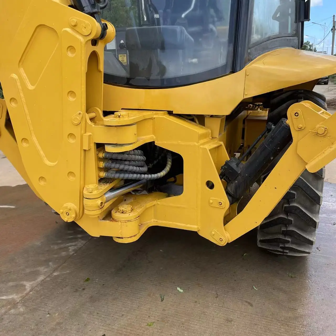 Used Medium Origine Engine Backhoe Loader Caterpillar Cat420f Have ...