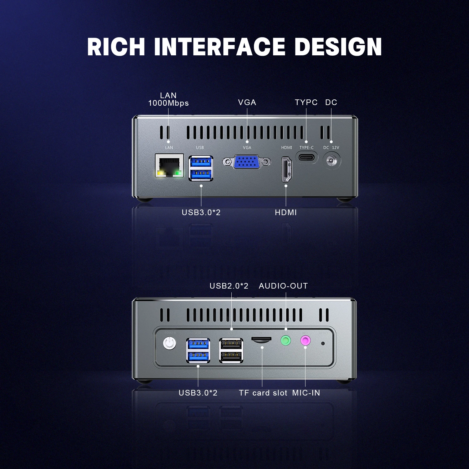 Cyx Newest Core Mini Pc Ck10 Intel Ram I5 8259u Processor Fanless Mini ...