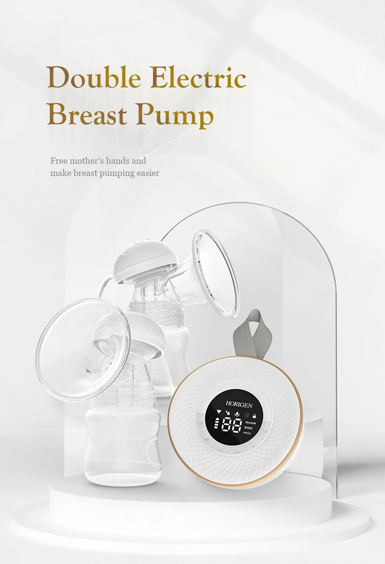 Horigen Rechargeable Breastfeeding Pump - Noiseless & Efficient