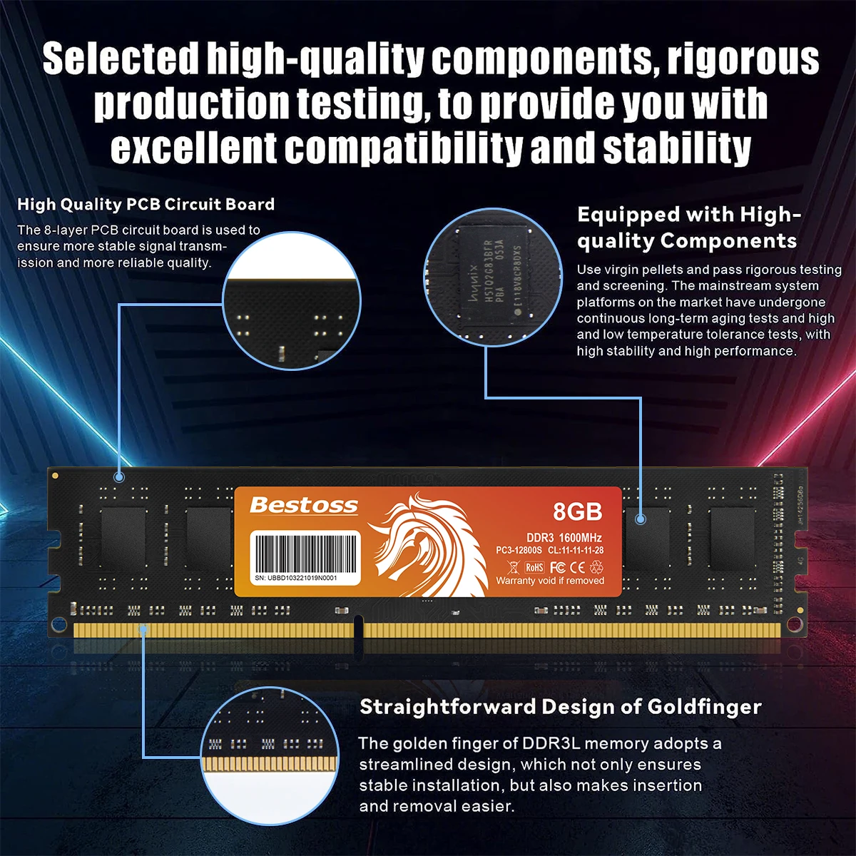 16GB DDR4 RAM for Desktop Laptop Ram 8gb Memoria Memory DDR3 4gb Laptop Computer RAM| Alibaba.com