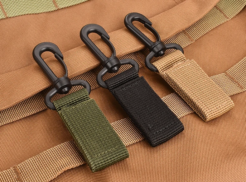 Outdoor Tactical Nylon Molle Buckle Carabiner Clip & Climbing Belt ...