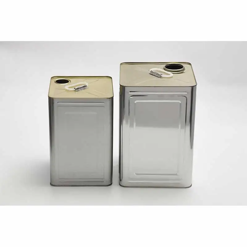 18/20l Metal Square Paint Tin Can With Plastic Lid For Paint Packaging ...