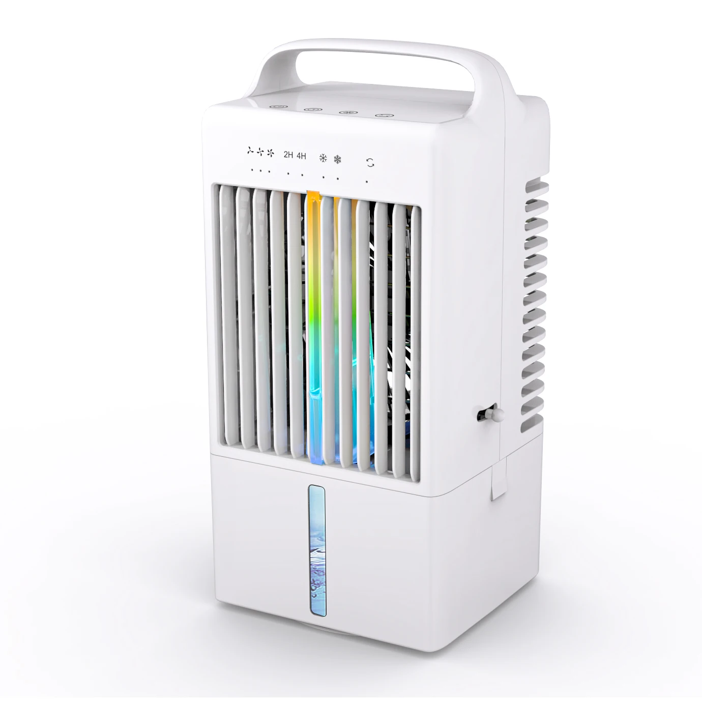 90 Degree Rotation Air Cooler Fan Personal Air Conditioner with 3 Speed ...