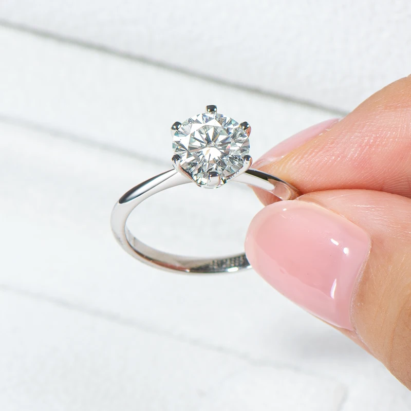 Custom Moissanite Rings - Durable & Stylish Engagement
