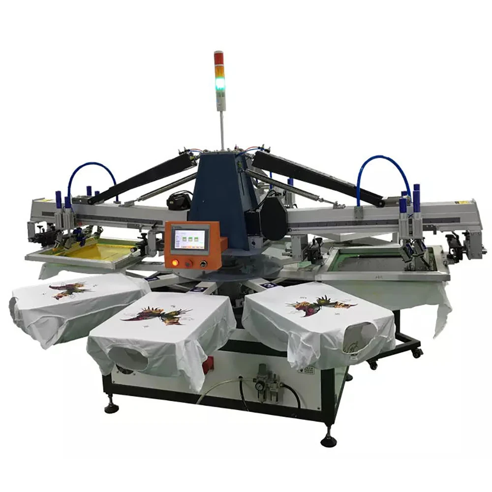 Automatic Silk Screen Screening Printer Shirt Printing Machine - Buy ...
