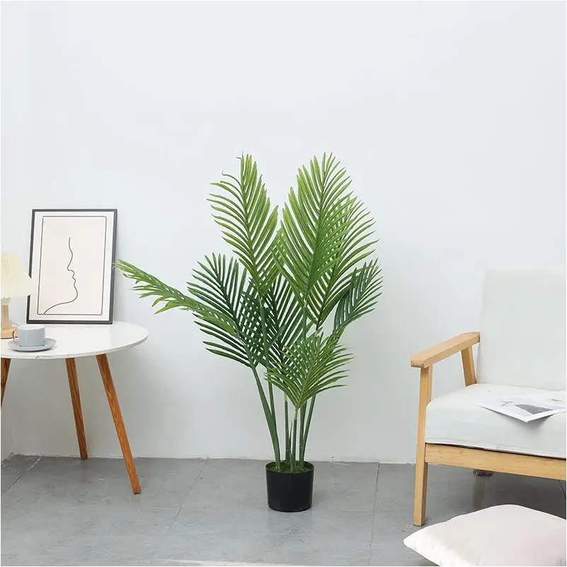 Artificial Fake Tree Plants Olive Big Leaves And Flowers For Decoration ...