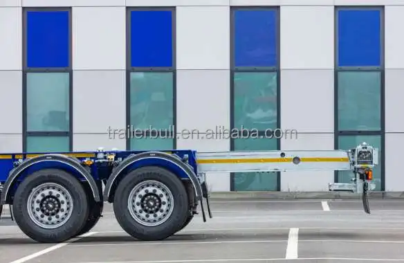 ISO 40ft 2 Axles Intermodal Container Chassis Truck Semi Trailer