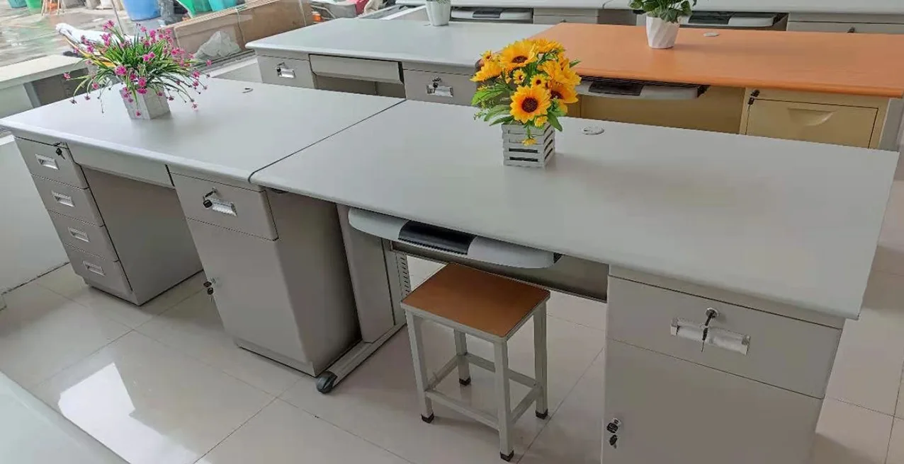 Henan Factory Wholesale Customized Office Table Desk Metal Office ...