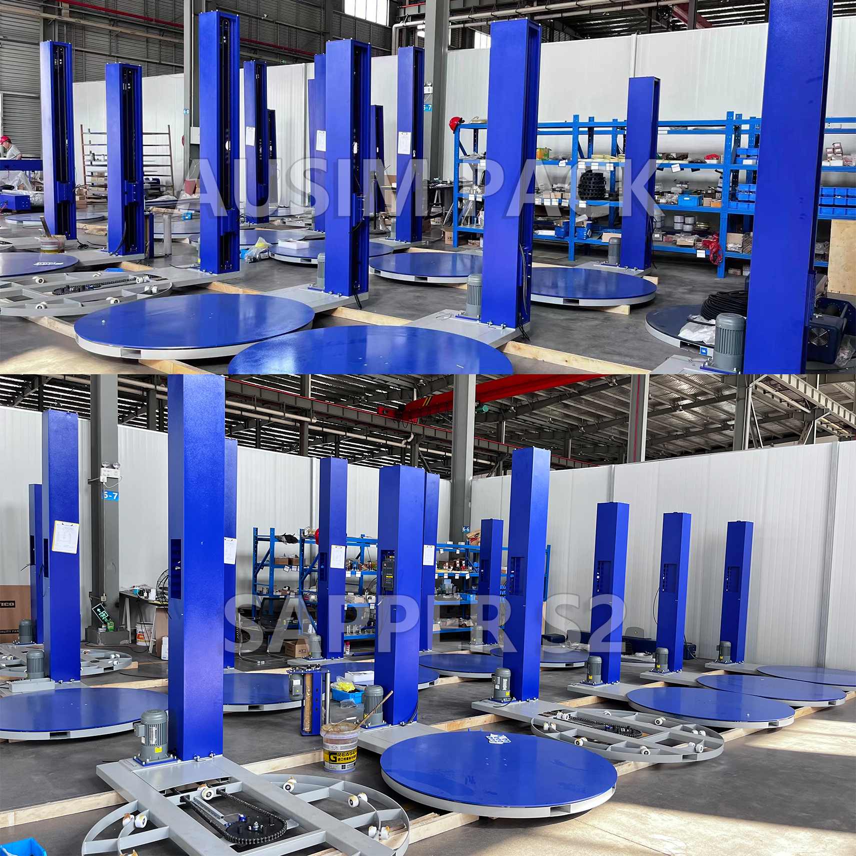 Wholesale Smart Small Automatic Pallet Stretch Wrapping Machine ...