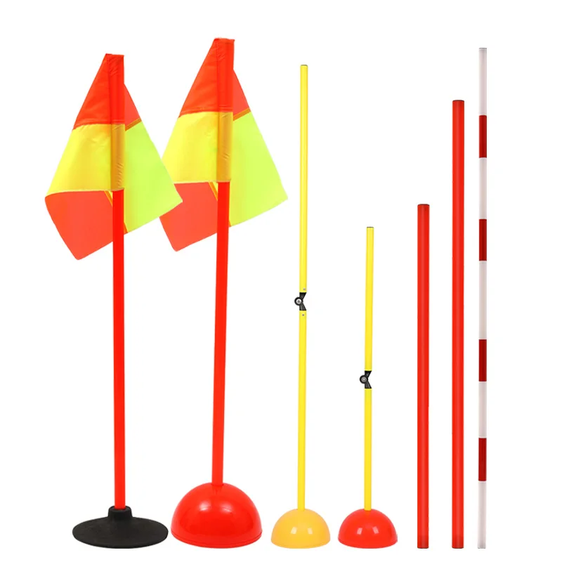 Custom Football Stadium Abs Corner Flagpole Set Football Agility Rod ...