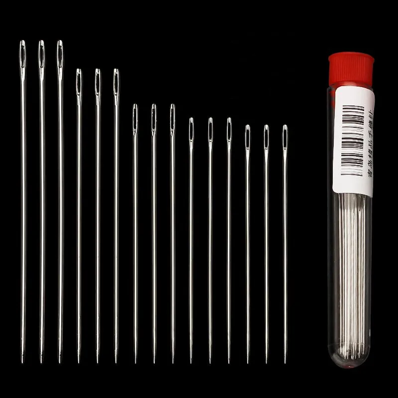 Professional Steel Sewing Needles Big Eye Steel Sewing Needles Kit ...