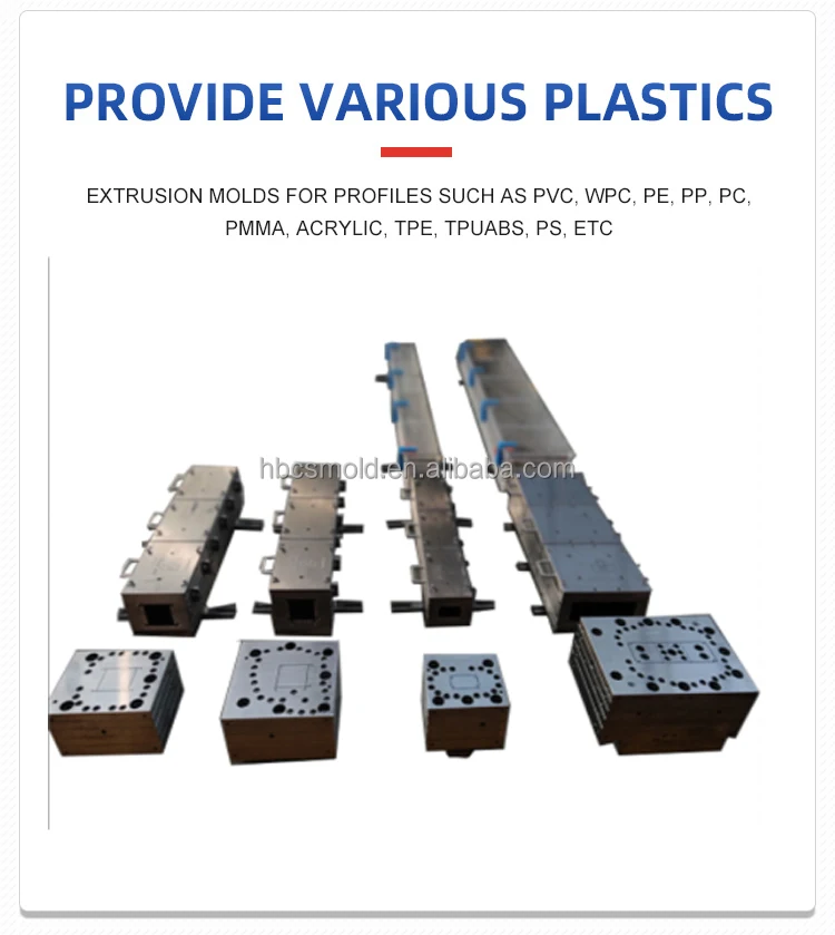 Rigid Pvc House Profile Co-extrusion Tools Die Mould Mold Tooling For ...