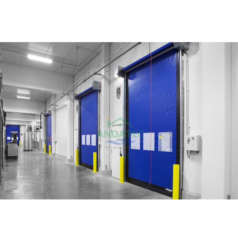2025 Fast Rolling Automatic aluminium door Industrial electric PVC high ...