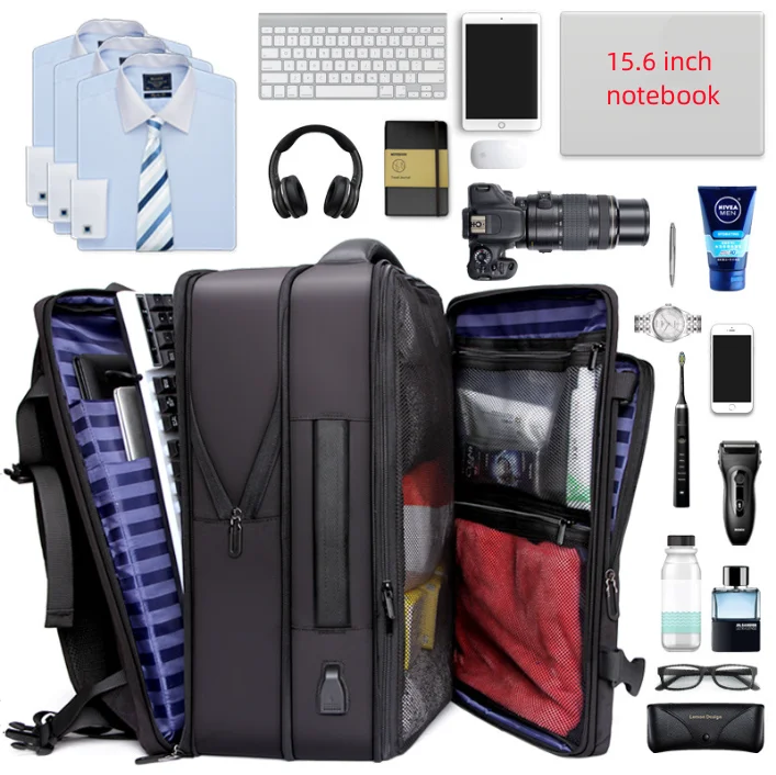 Large capacity travel backpack bag multifunctional men's business ...