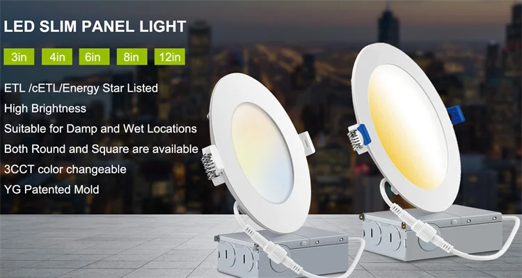 IC Rated Lighting GOONI 6-Pack LED Recessed Lights - 4 Inch Dimmable ...