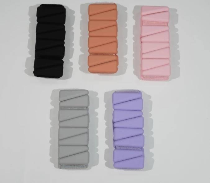 Strength Training 2lb K-shaped Silicone Velcro Adjustable Ankle Wrist ...