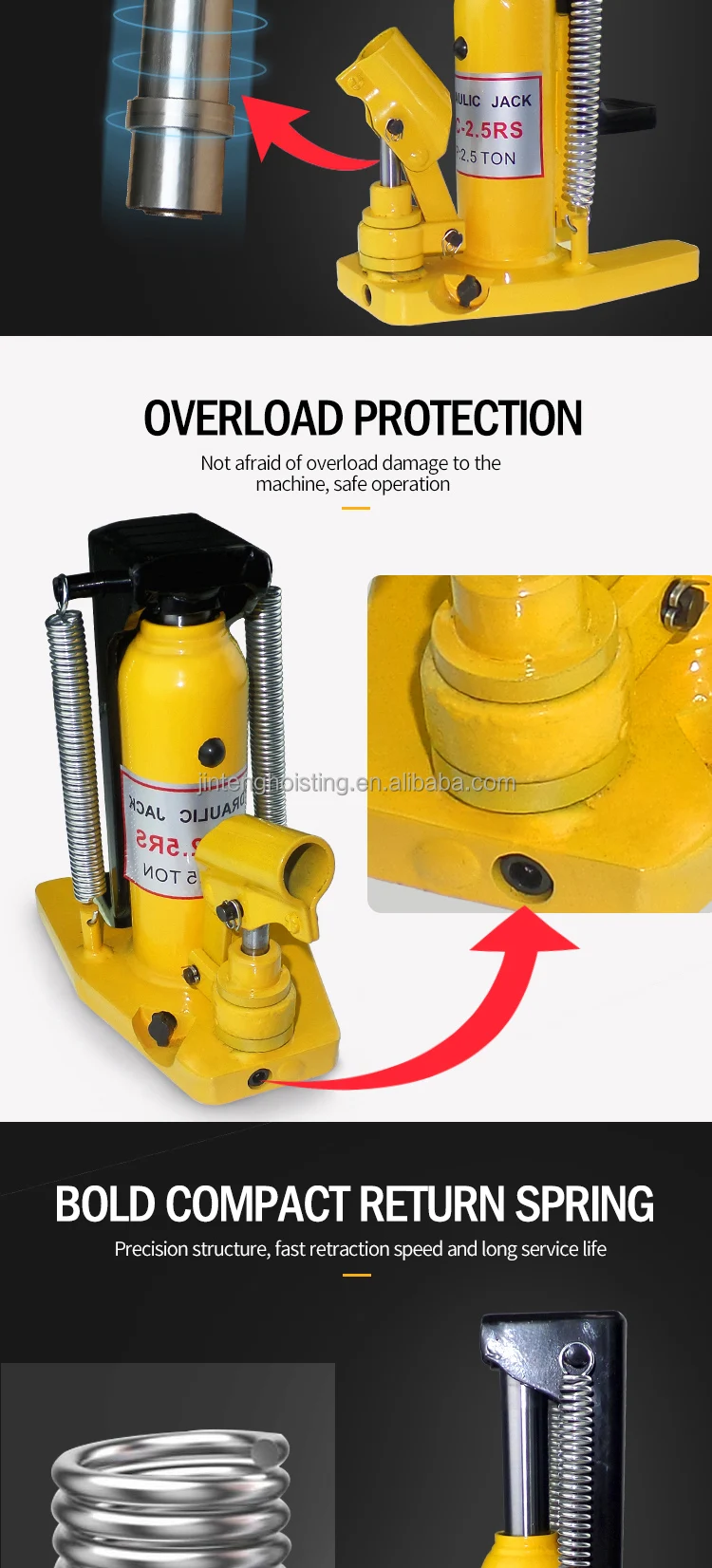 Factory Customized Container Lifting Jacks Lift Toe Hydraulic Claw Jack ...