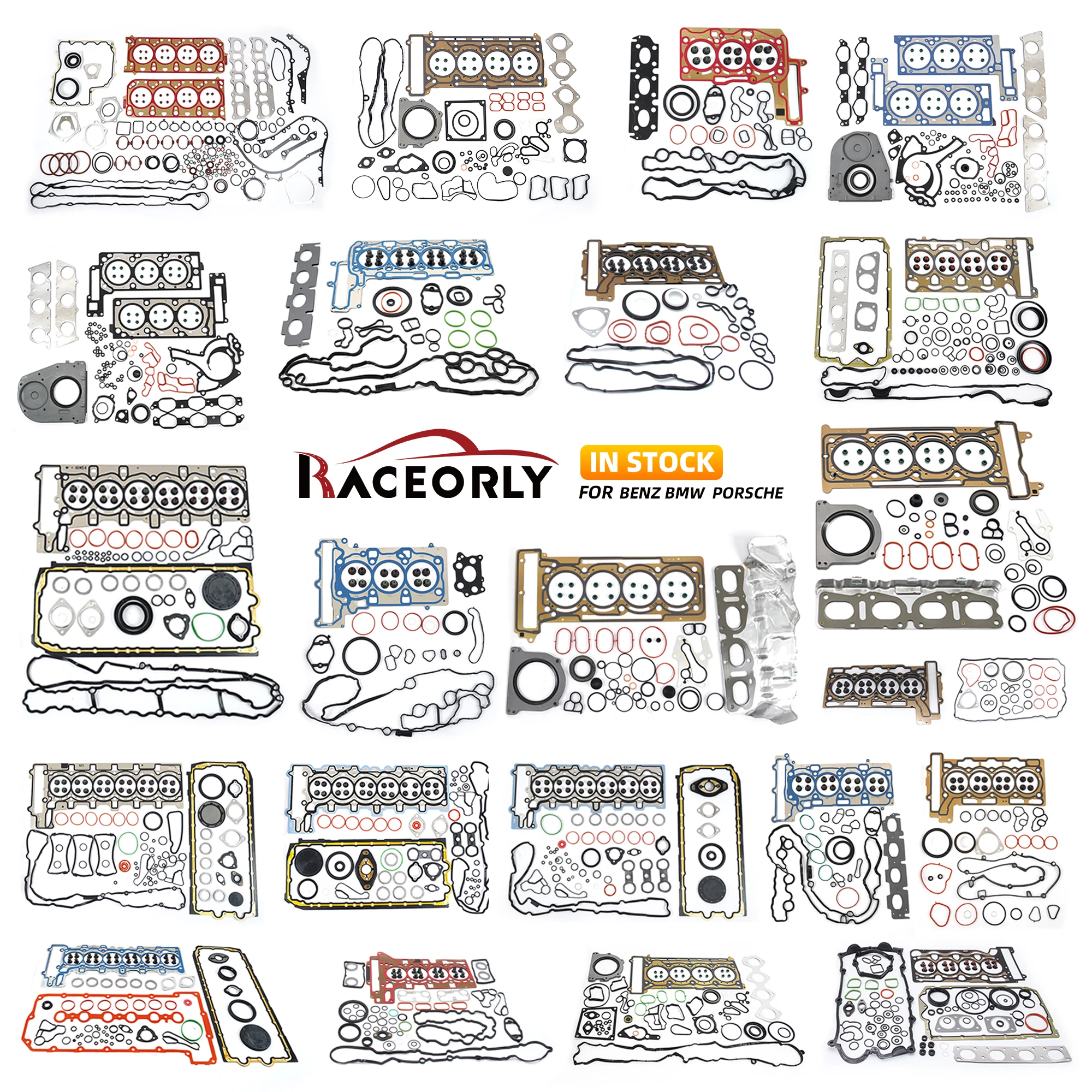 Engine Timing Chain Kit Cylinder Head Overhaul Gasket Kit For Bmw N46 ...