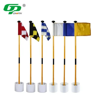 High Quality Golf Putting Green Flag Flagpoles Plastic Golf Hole Pole ...