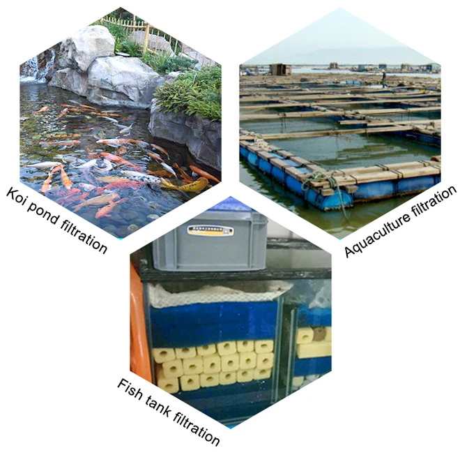 2x1m Japanese Koi Pond Filter Mat - High-Density Bio Sponge Media for ...