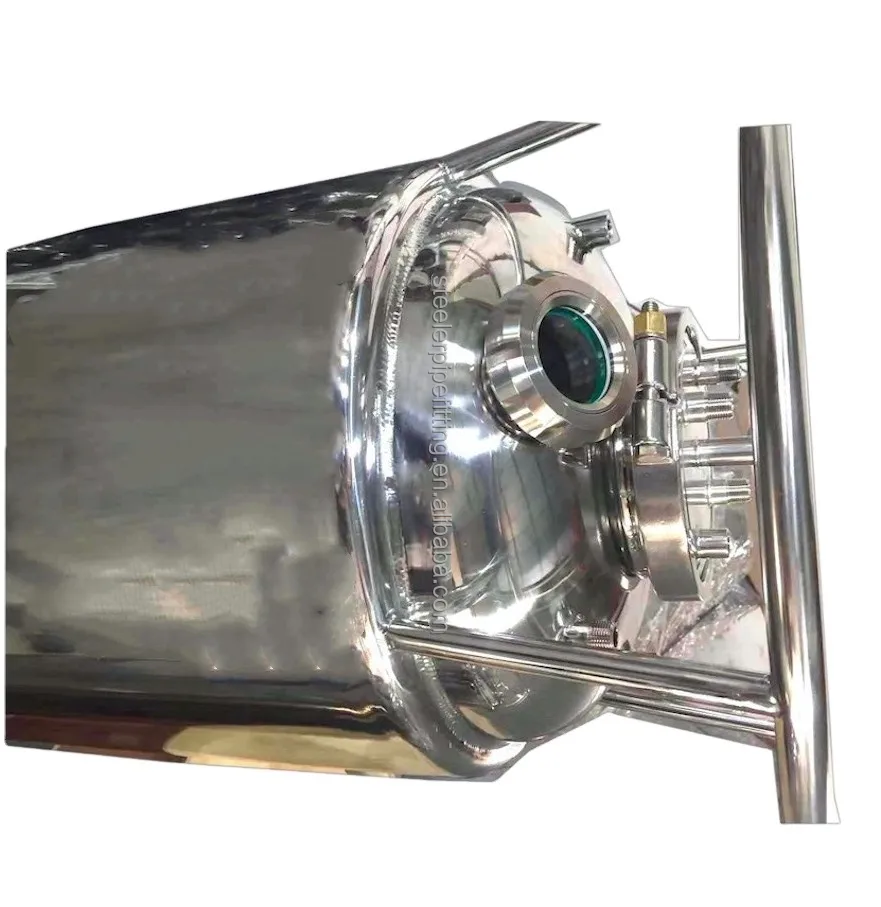 Ss304 200lb 10" X 20" Jacketed Recovery Triclamp Solvent Tank With ...