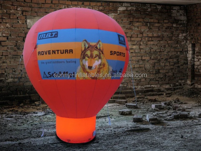 Commercial Inflatable Hot Air Balloon Inflatable Roof Top Ground ...