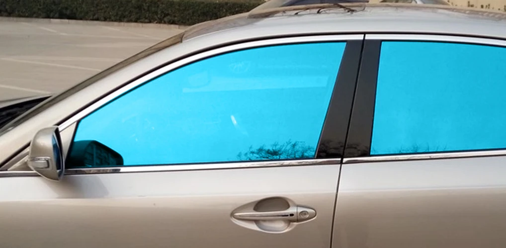 Mirror Tint Solar Film Car Window Film Blue Silver Mirror Reflective ...