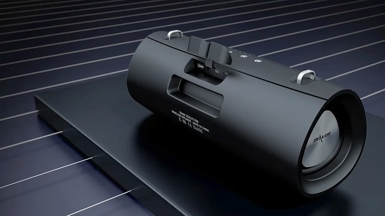 Zealot S39 Wireless Bluetooth Speaker Powerful 30w Big Size Black ...