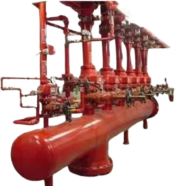 Prefabricated Red Painted and Galvanized Fire fighting pipeline for ...