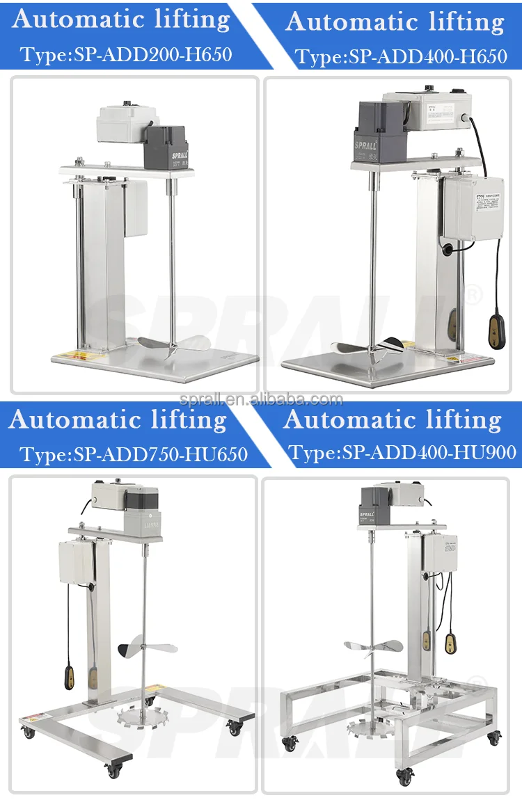 SPRALL Industrial Liquid Mixer - High Productivity Solutions
