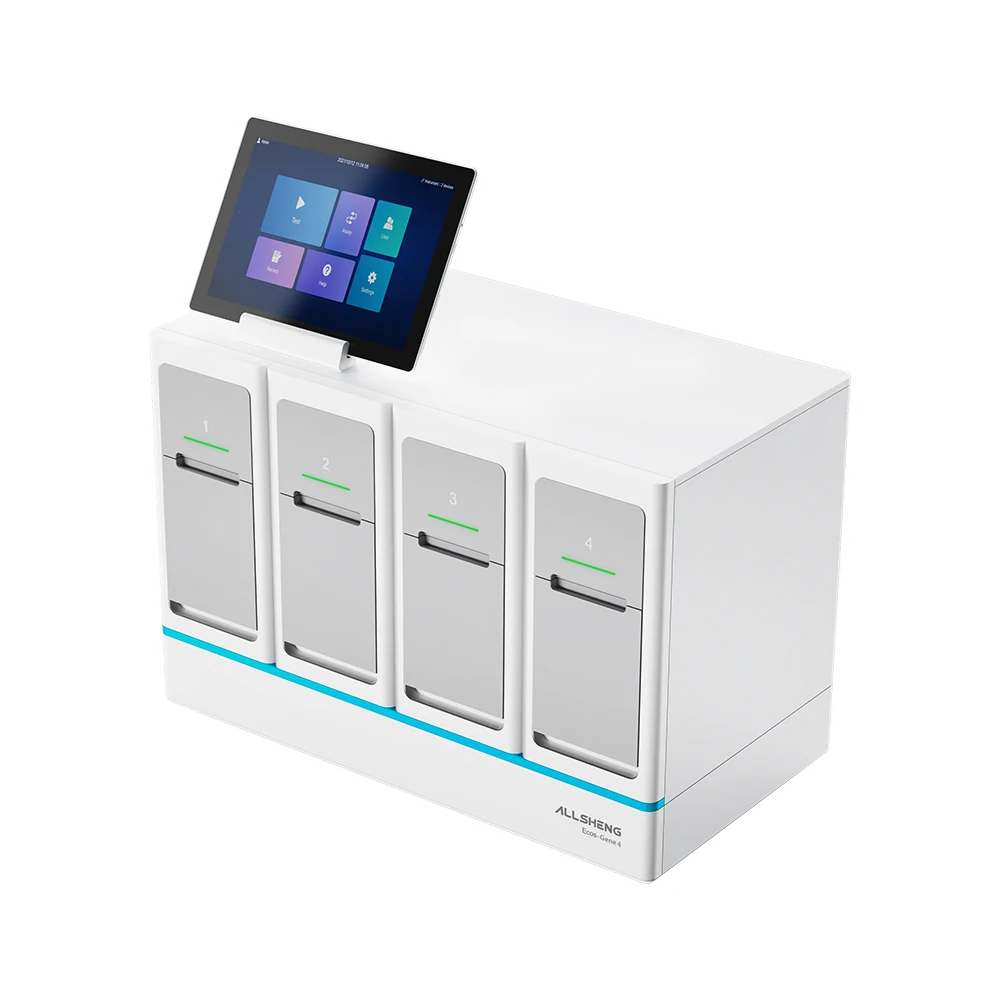 4 Throughput Closed Detection Automatic PCR Machine Magnetic Beads DNA ...