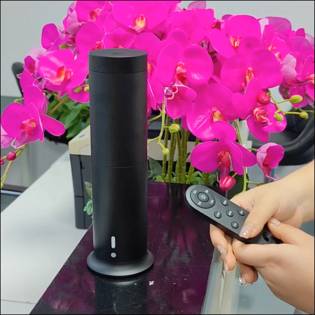 Aluminum Tower Aroma Diffuser Bluetooth Control Essential Oil Scent ...