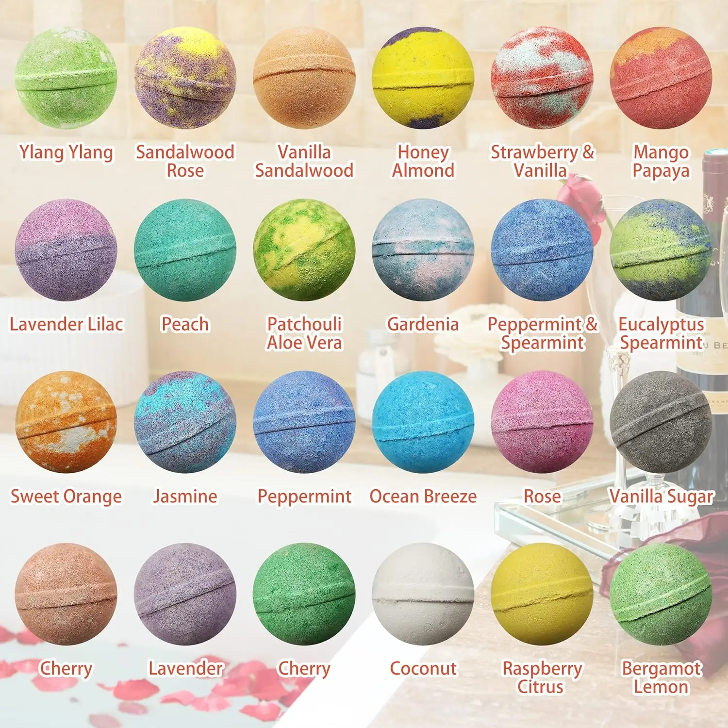 Natural Bomb Bath Fizzies Packaging Refreshing Ingredients Essential ...