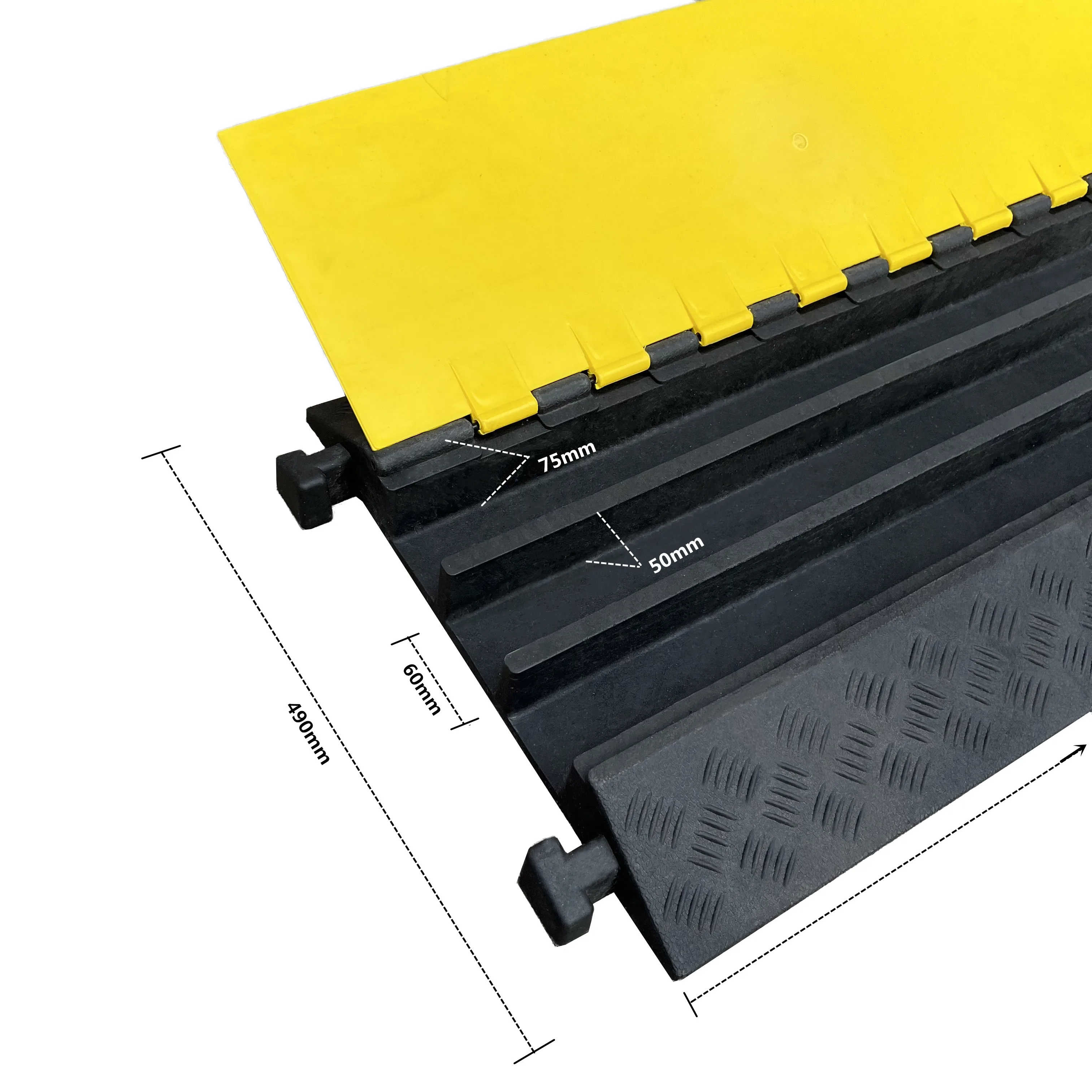 New Heavy Duty 3 Channels Ramp Circuit Protection Hose Cover Guard ...