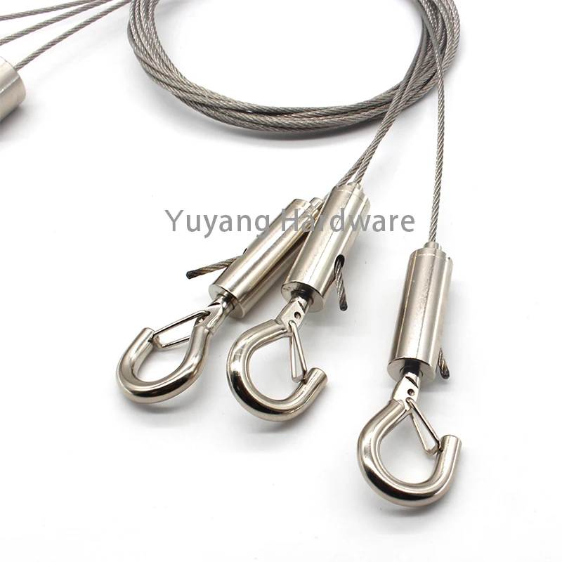 Aluminium J Rail Cable Hanging System for Wall Art