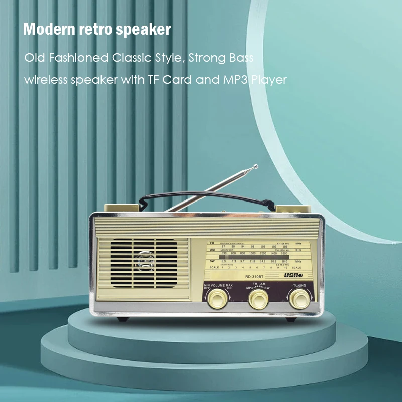 Cheap Vintage Retro Wooden FM AM SW 3 Band Desk Radio