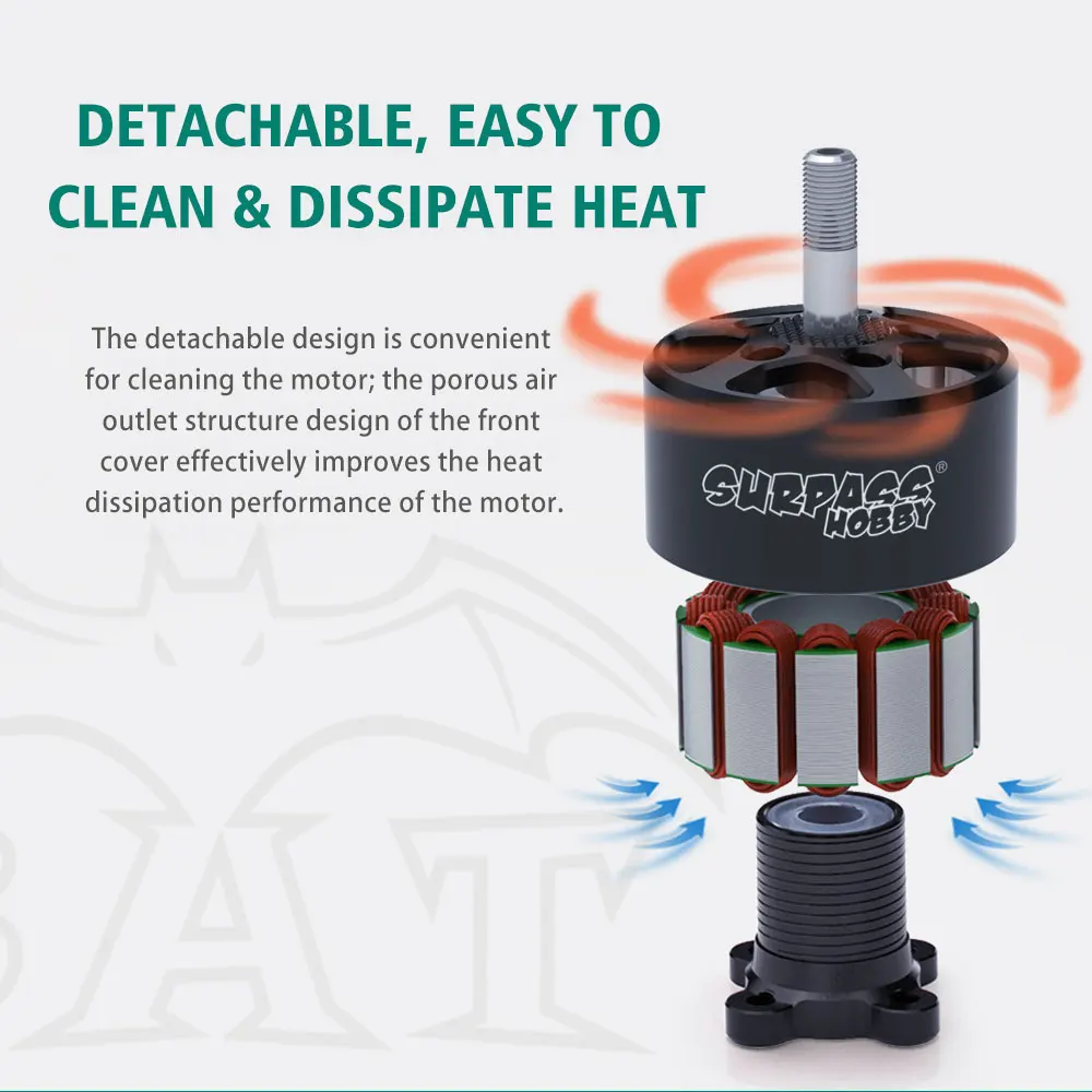 Surpass Hobby B3110 800kv/1280kv Brushless Motor For Fpv Drones & Rc ...