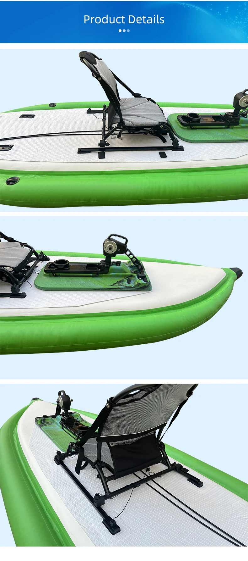 Outdoor Sail Version Fishing Paddle Board Inflatable Pedal Sup Boards ...
