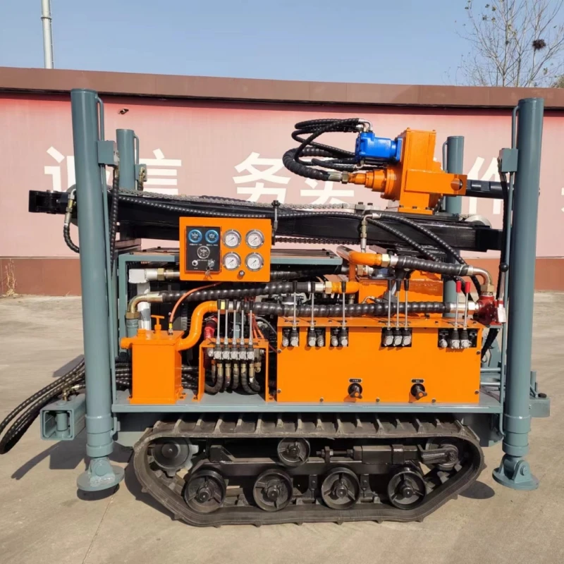100m 300m 500m Track Pneumatic Drilling Rig 200 Meters Drilling ...