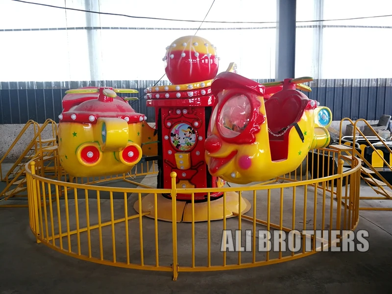 Shopping Mall Indoor Kids Rotating Plane Amusement Park Big Eye Plane ...