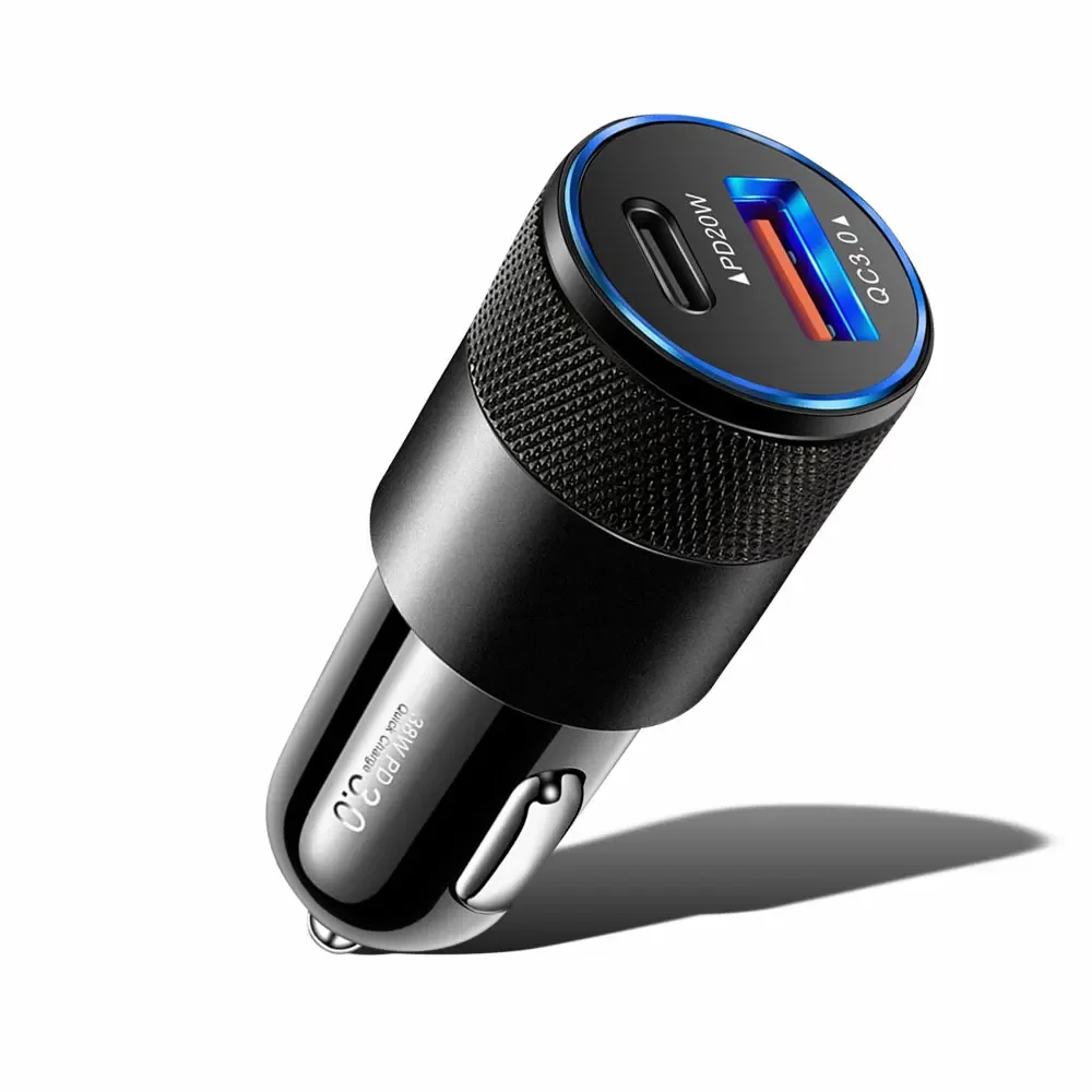 PD 38W USB C Fast Charging Car Charger Adapter USB Car Charger Quick ...