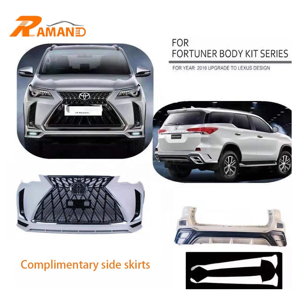 Factory Body Kit For Fortuner 2016-2020 Upgrade To Lexus 4x4 Front ...