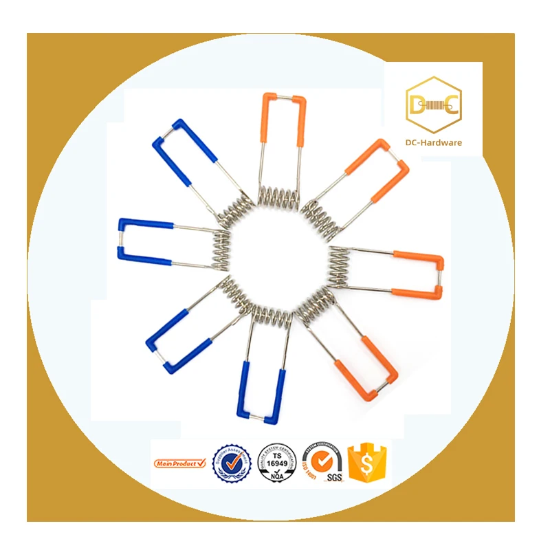 Custom Led Bule Plastic Coated Torsion Spring Clips For Recessed ...